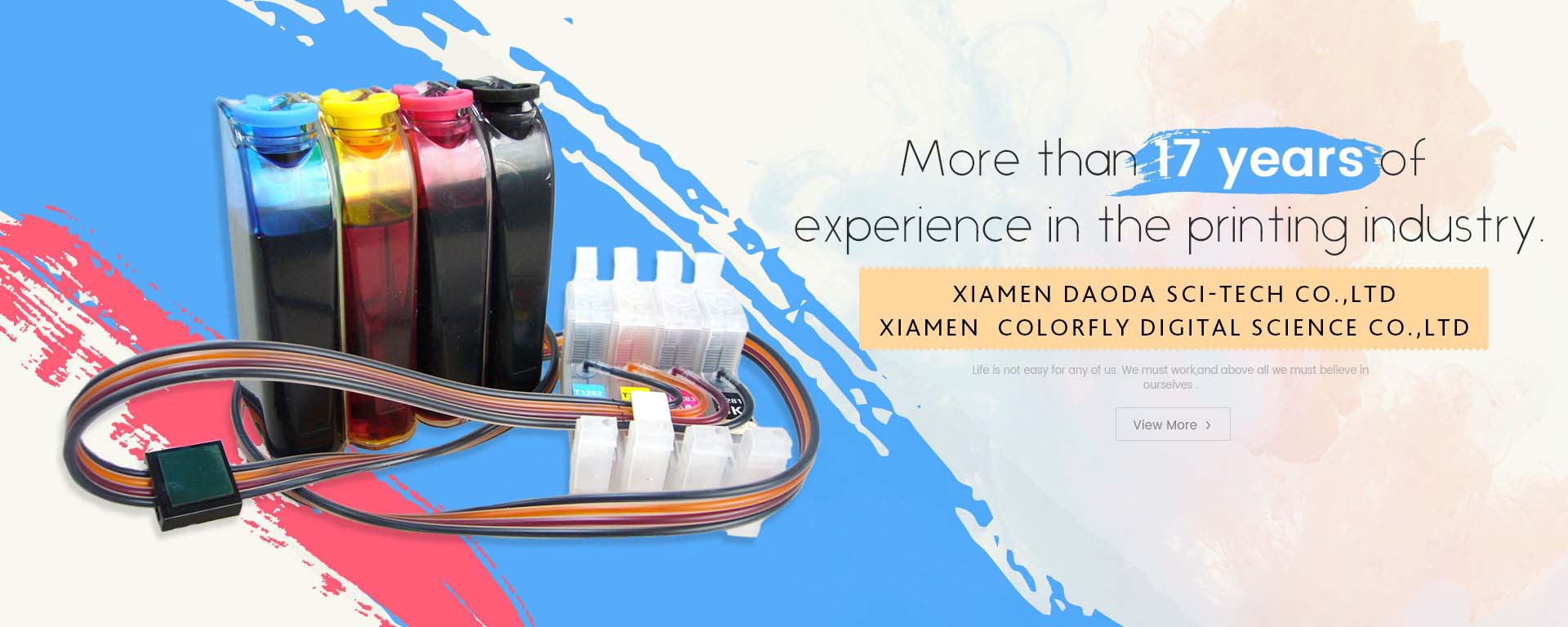 Continuous Ink Supply System(CISS),Inkjet Printer Ink Factory